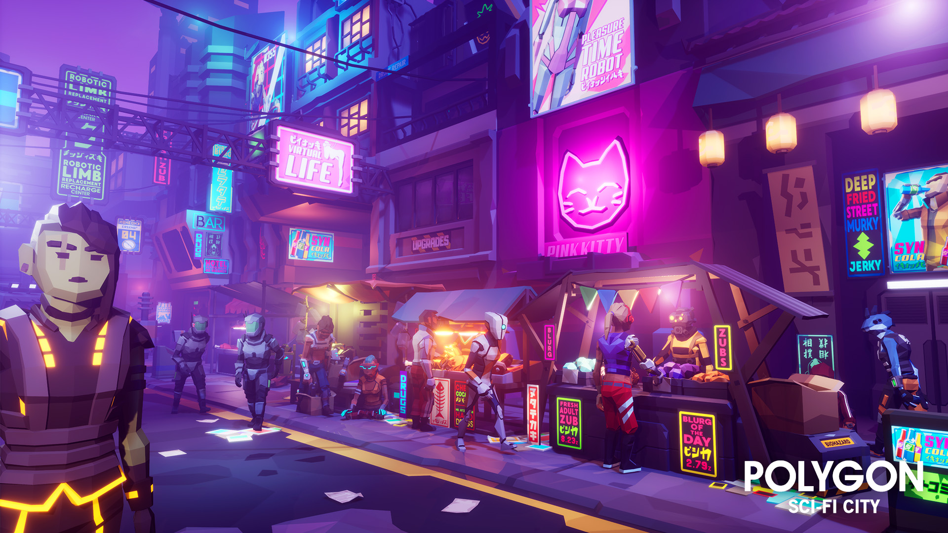 POLYGON - Samurai Pack - Пакет ассетов в стиле фэнтези.